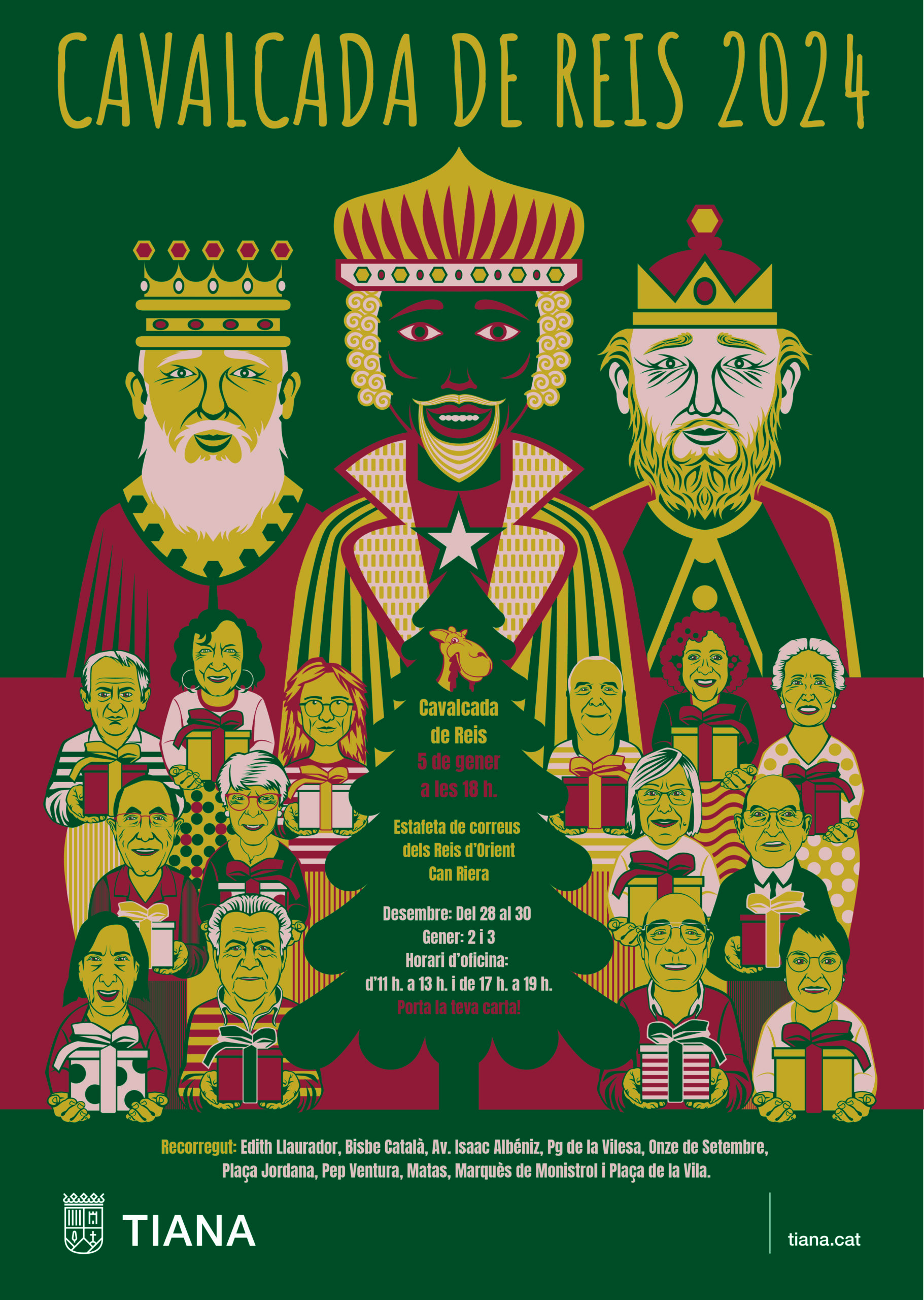 Els Reis d'Orient arriben amb novetats. Els carters reials s'instal·len a can Riera el 28 de ...